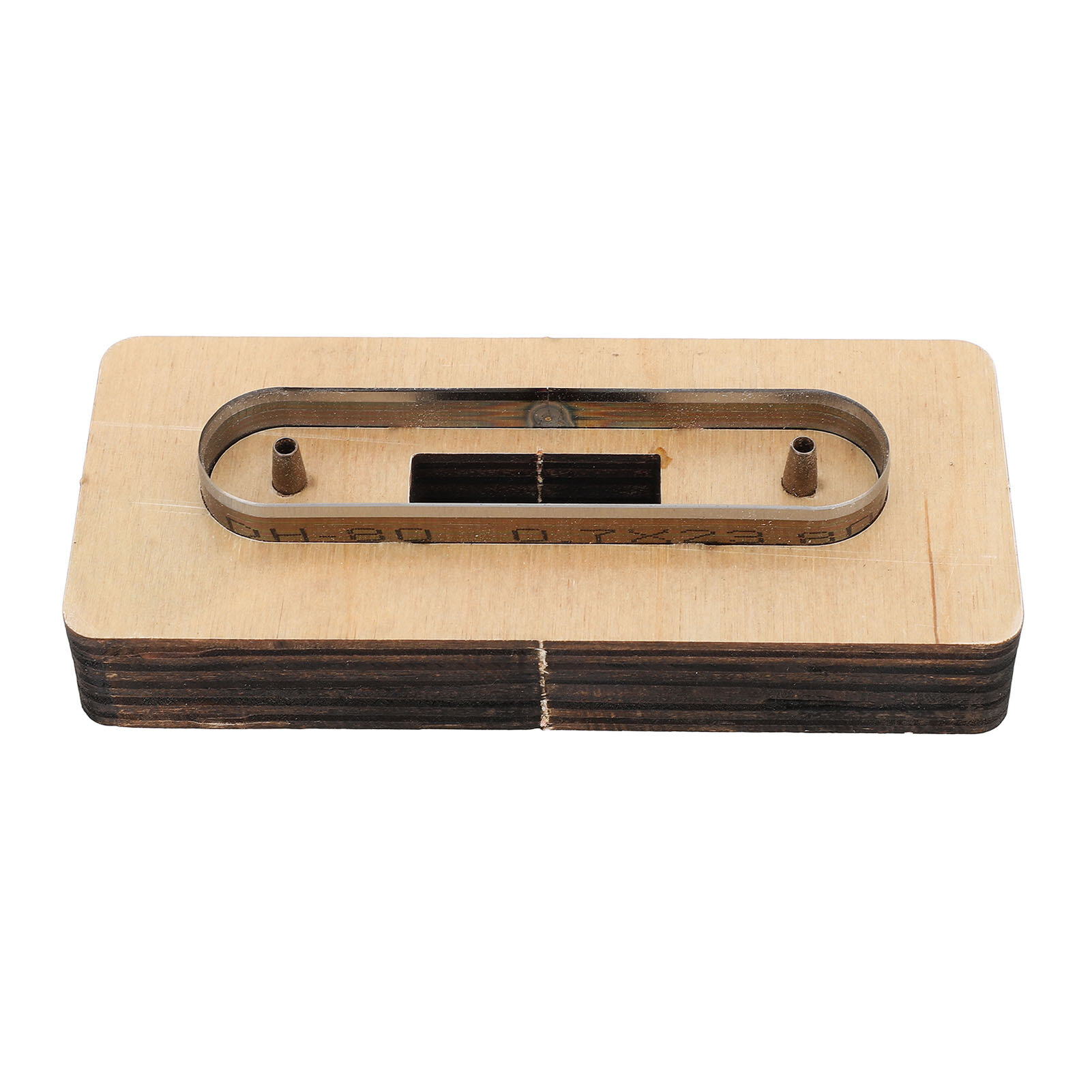 Вырубная матрица для кожи, кабельные ремни, органайзер для шнура, деревянная форма для резки, резак для рукоделия, L 1,8x9,5 см/0,7x3,7 дюйма