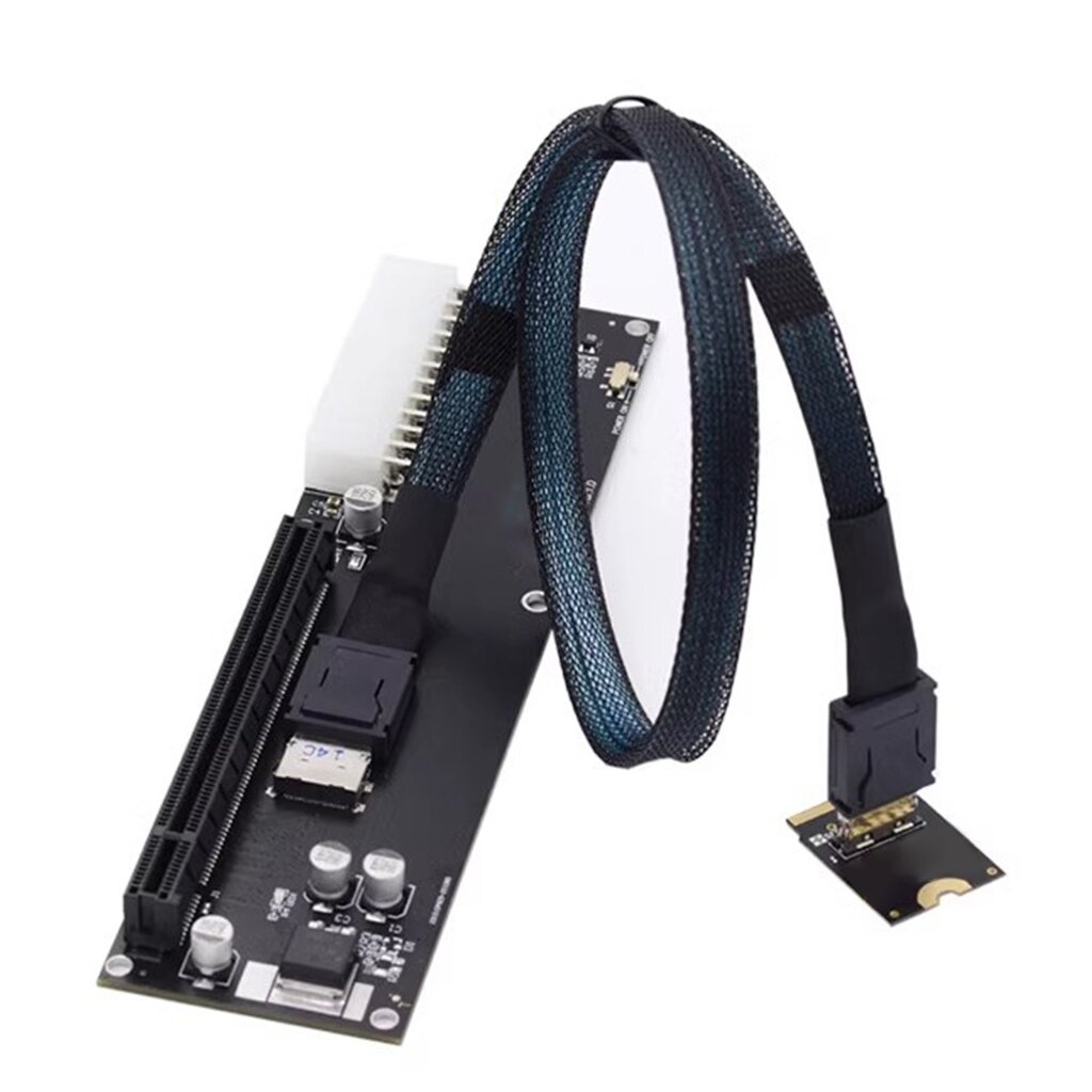 NVMe M. плата адаптера 2-to-PCIe 4.0 x16-подключение