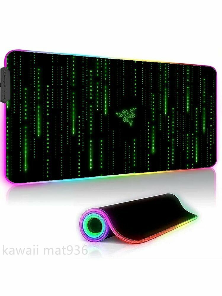 Коврик Razer Speed+, для мыши и клавиатуры, зеленый, 40 x 90 см