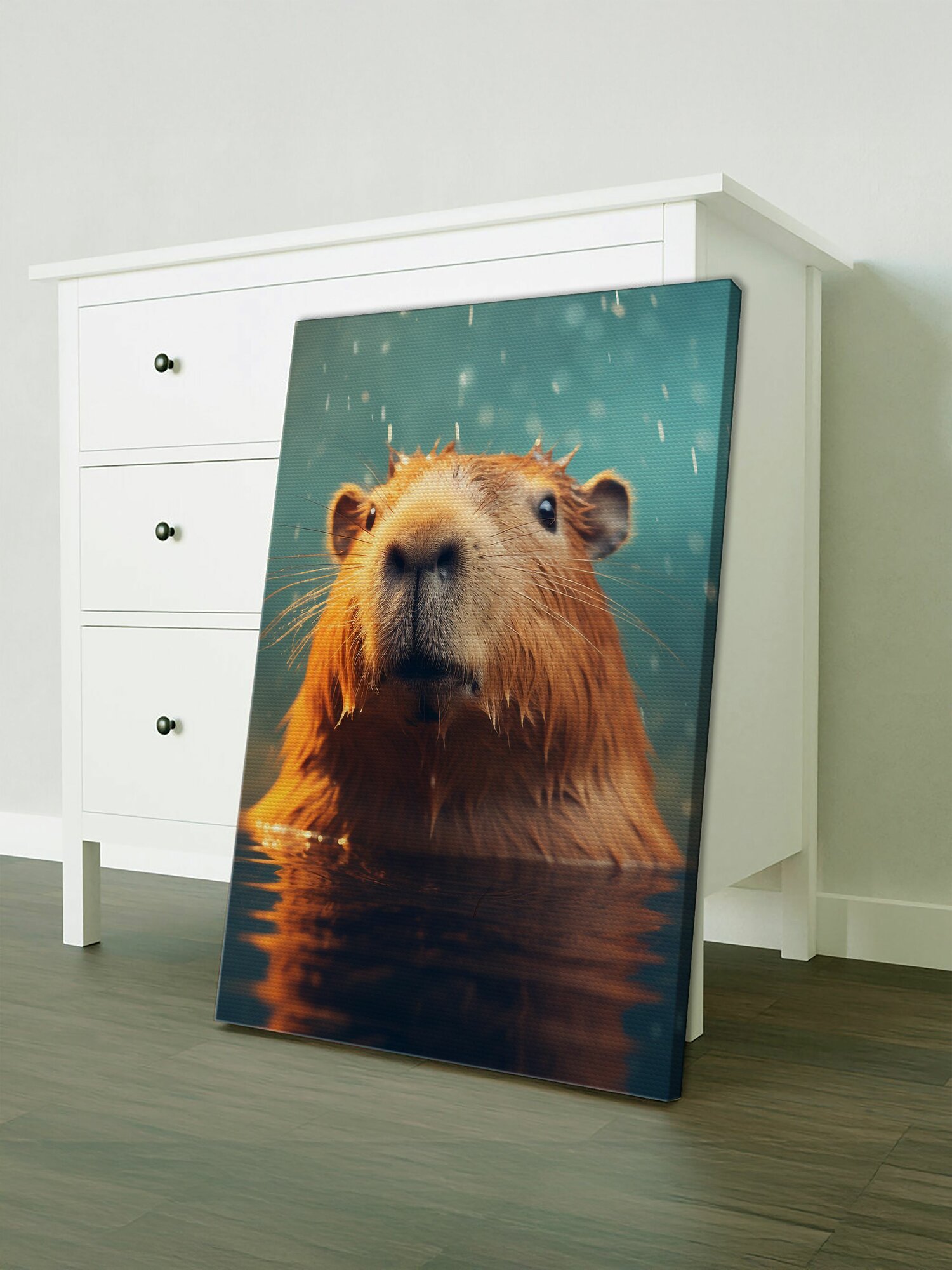 Картина милая капибара 60*40