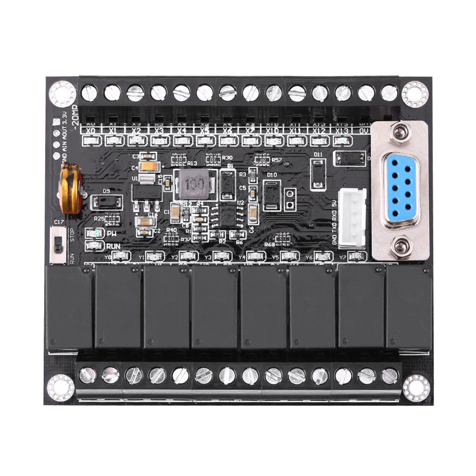 Programmable logic controller, 9600 Baud Rate ndustrial automatic control for GX-Developer GX-work2 carpentry — фото 1