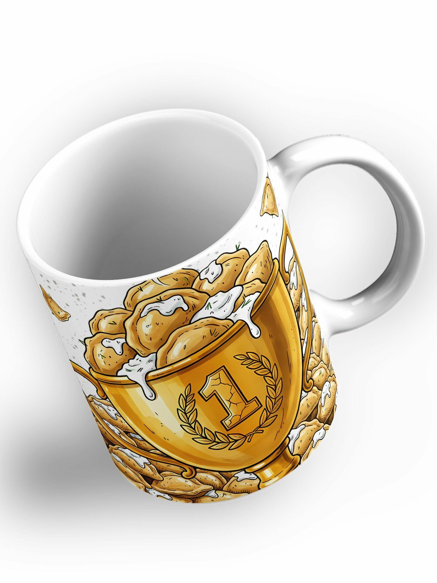 Кружка с приколом Чемпион Камчатского края 330 мл