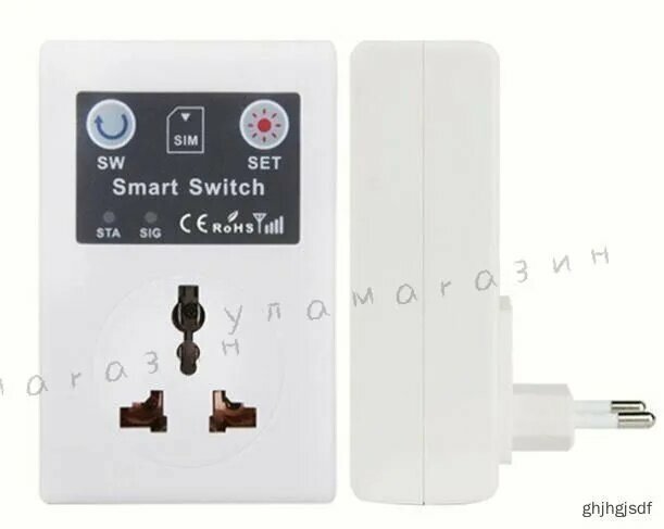 Розетка, Умная розетка GSM