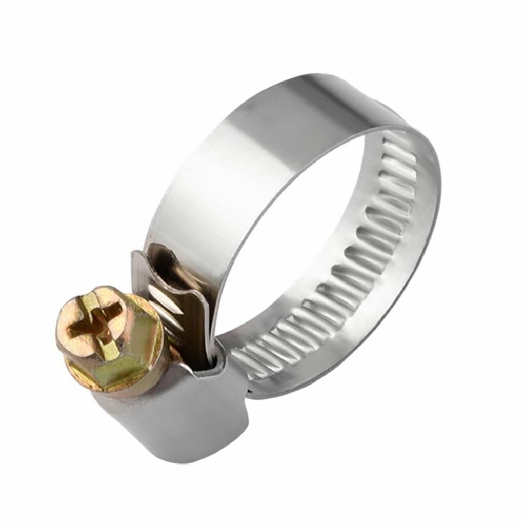 Стальные хомуты для шлангов, устойчивые к ржавчине, для крепления труб в домашнем и садовом использовании, от 16 до 25 мм