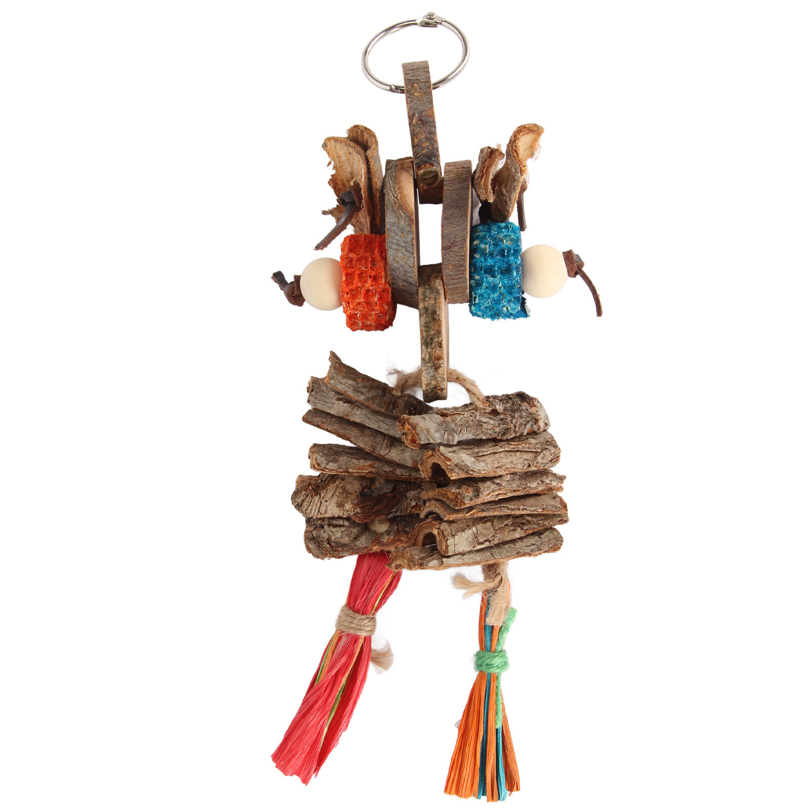 Игрушки для жевания для птиц, подвесные, для поиска пищи, для средних и маленьких птиц, корелла, попугайчик.