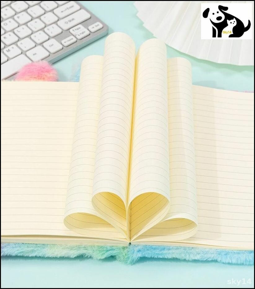 Эксклюзивный плюшевый дневник с замком для девочек, выполненный из меха, как роскошный подарок