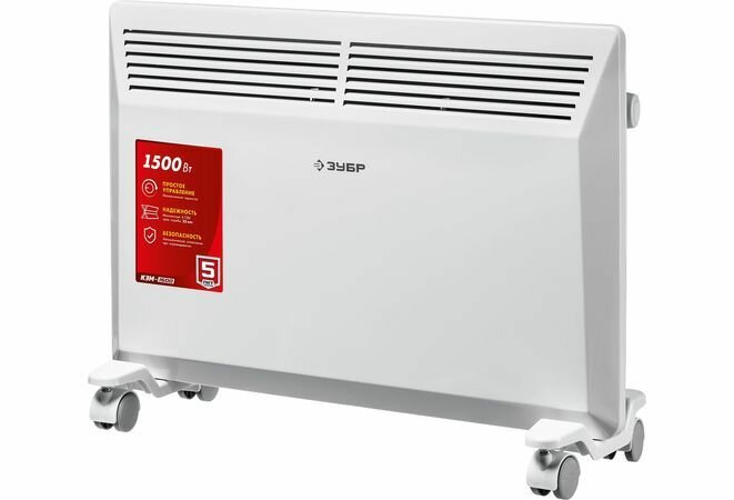 Электрический конвектор ЗУБР, 1.5 кВт