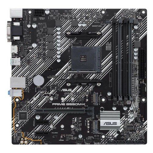 MB sAM4 ASUS PRIME B550M-K, AMD B550, mATX, 4xDDR4, 1xPCI-E4.0x16/2xPCI-E3.0x1, 4xSATA3/2xM.2, RTL8111H, ALC887, 6xUSB3.2, DVI-D/HDMI/D-SUB, PS/2