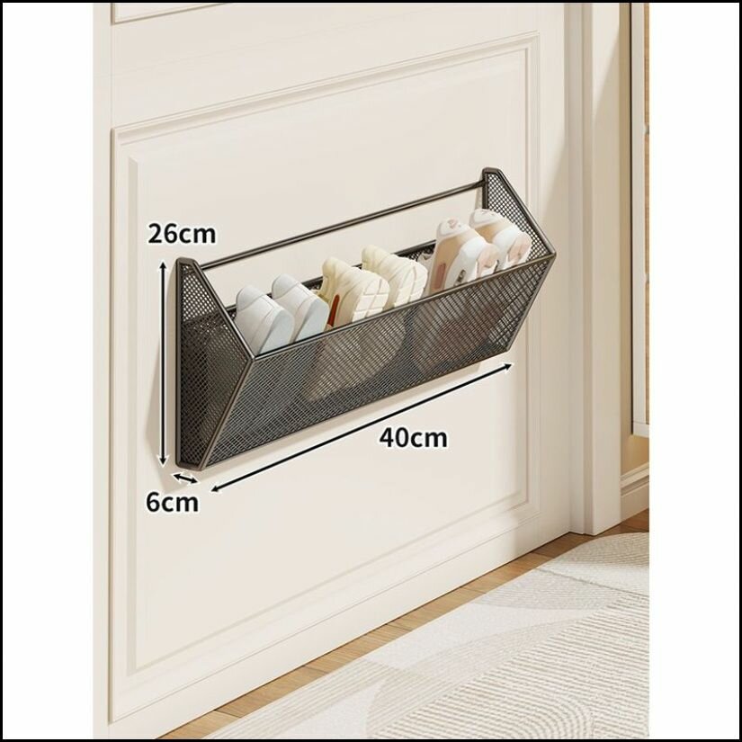 Небольшие узкие многослойные двери для домашних обувных стеллажей, расположенных за новой 2025 - й дверью