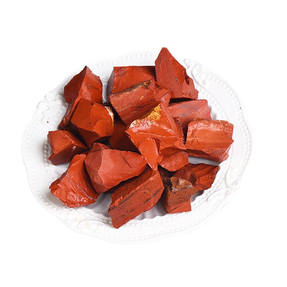 Красный яшма, декоративный камень 200g pack
