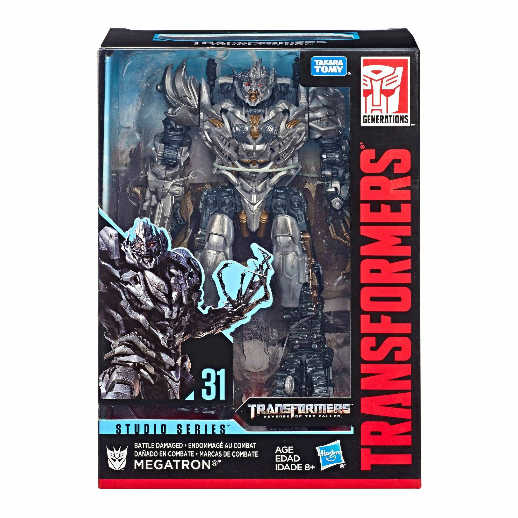 Трансформеры Игрушка хасбро 31 Battle Damaged Megatron Voyager Class Transformers Studio Series Transformers: Revenge Of The Fallen