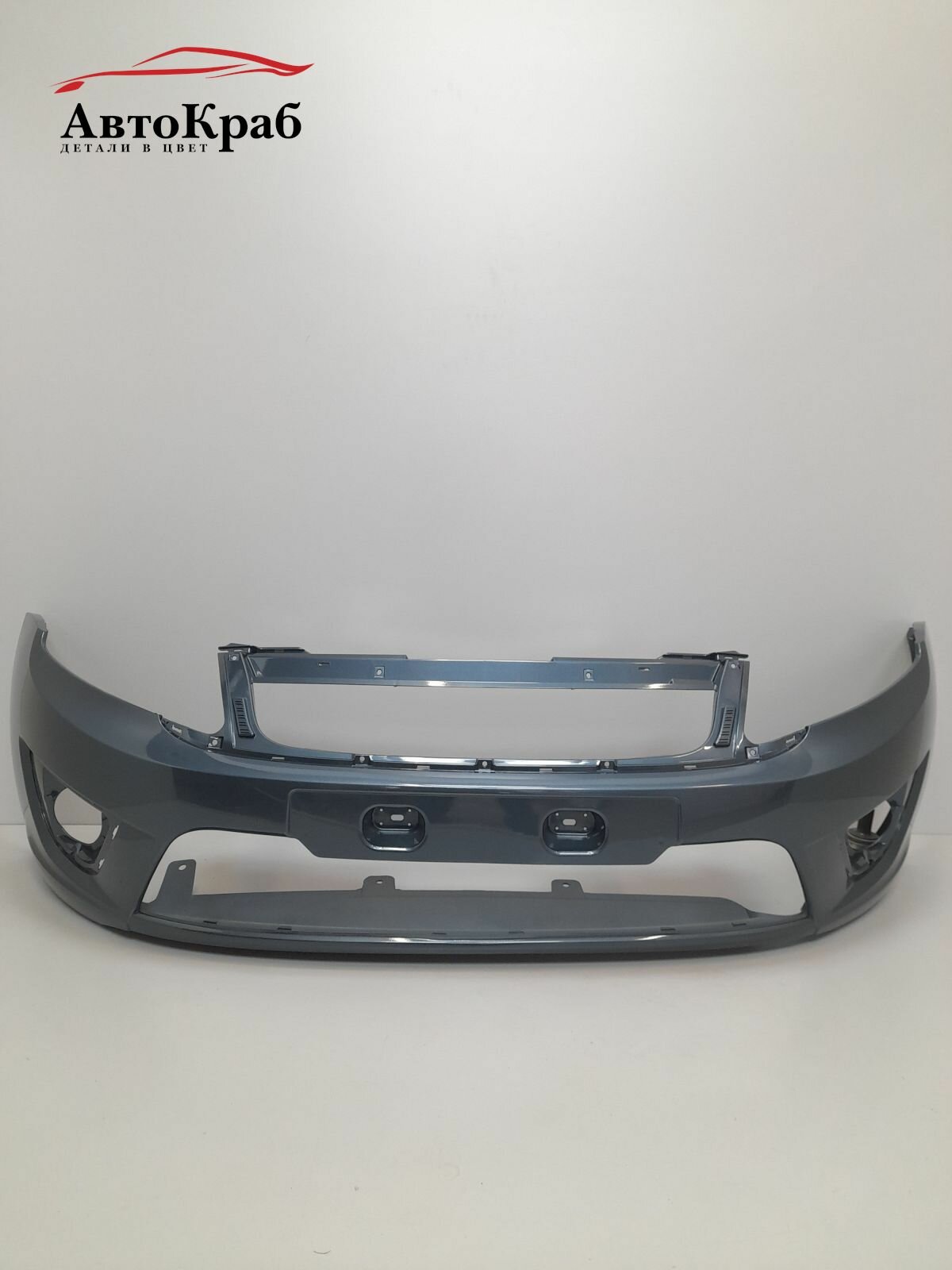 Бампер передний в цвет для Лада Гранта рестайлинг 2013 - 2018 г. 497 - одиссей