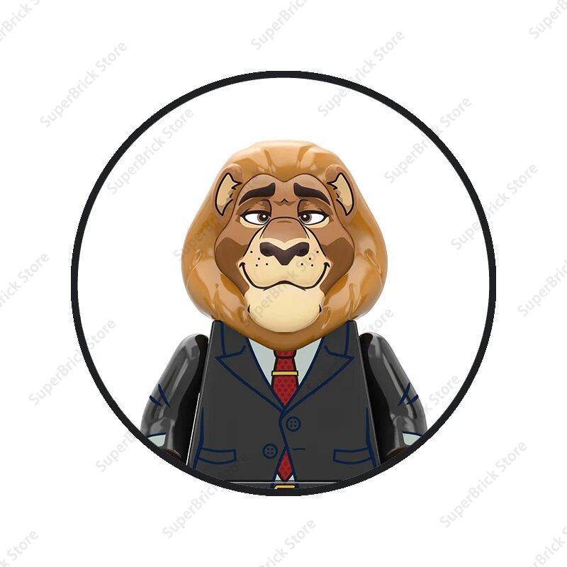 Мини-фигурка SLUBAN Zootopia, без коробки