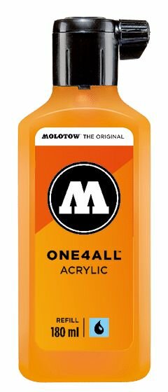Акриловая заправка - краска Molotow One4all 692240 SLIDER светло-оранжевый #240 180 мл