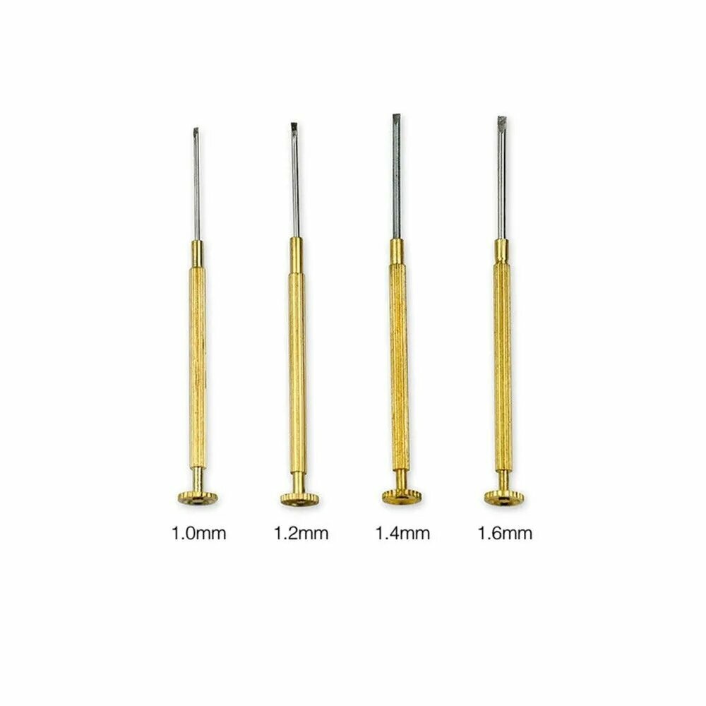 OZ-TRTS 1ШТ Отвертки с Точным Пазом 1,0-1,6 мм С Плоским Лезвием для Инструмента для Ремонта Часов и Телефонов