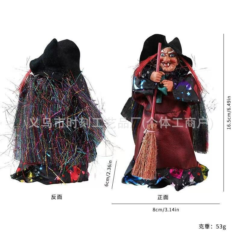 Новая статуэтка ведьмы на Хэллоуин, декор для рабочего стола, ведьма на Хэллоуин