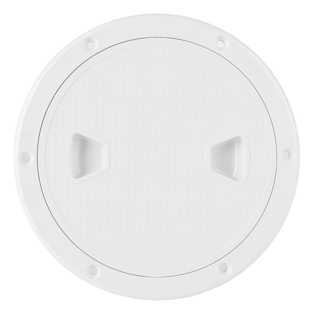 6-дюймовая морская смотровая крышка из ABS-пластика с закругленными краями для яхт, автодомов и лодок, водостойкая и прочная.