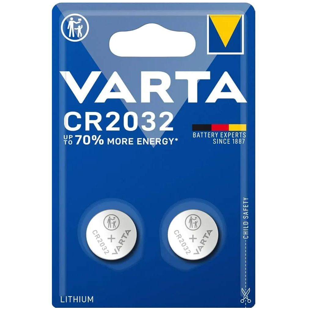 Батарейка CR2032 3V VARTA LITHIUM BL2 (2шт)