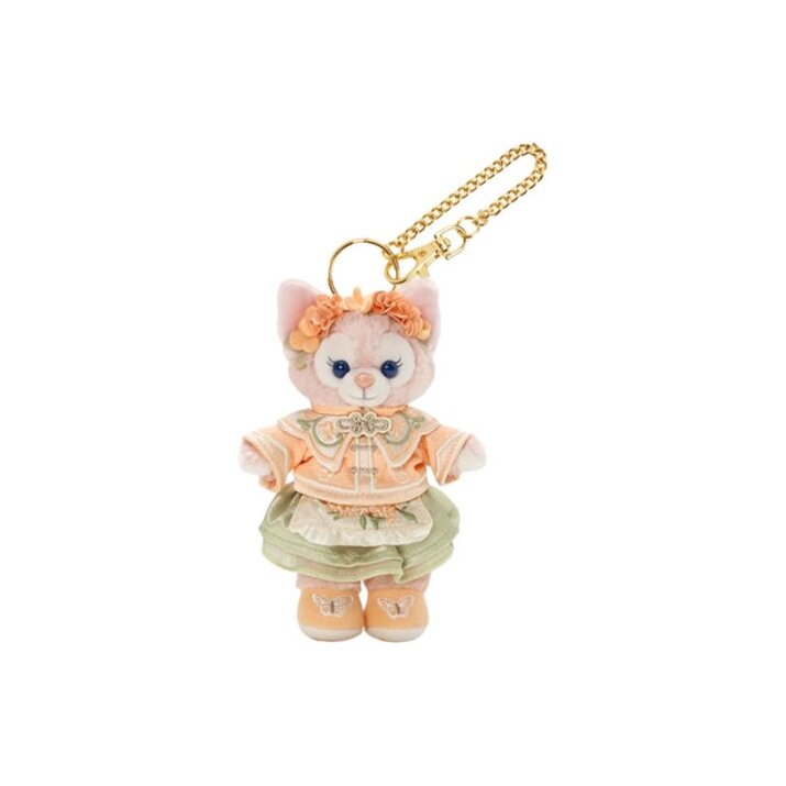 Disney x DISNEYLAND Duffy Floral Dreamy Collection Линабелл Ключница Милый Стиль Плюшевые Брелоки Шанхай Дисней