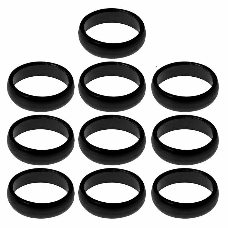 Алюминиевые защитные кольца для древков дротиков, 10 шт, Черный