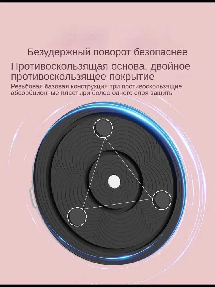 Магнитный диск для талии со счётчиком, тренажёр для дома и улицы с эспандером и стальными шариками — фото 1