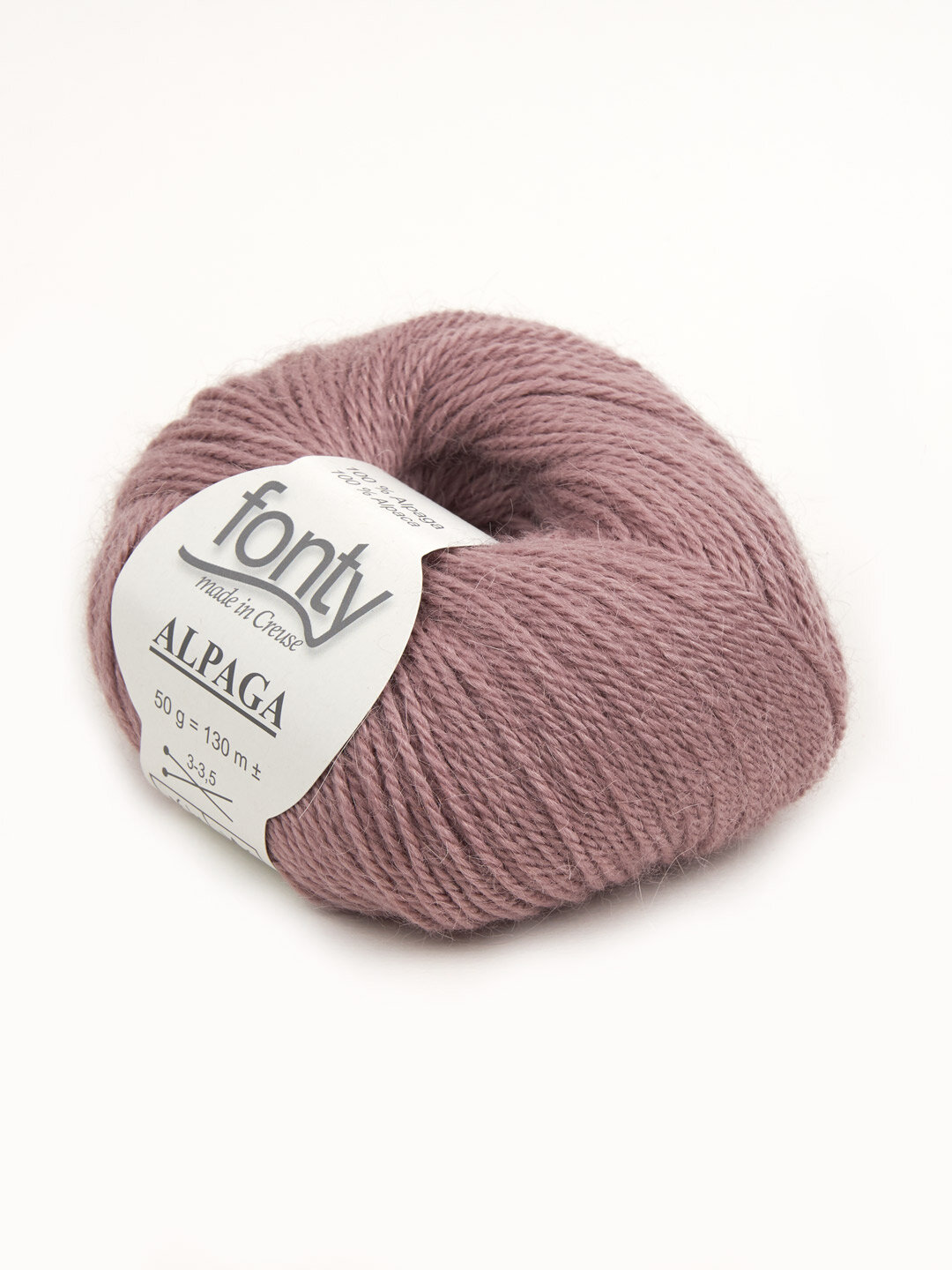 Пряжа Fonty Alpaga, 50г/130м, цвет 400, 100% беби альпака