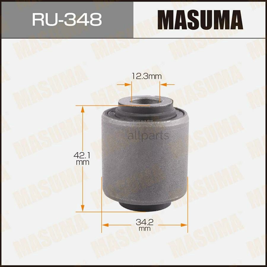 MASUMA RU-348 Сайлентблок задн. поперечного рычага внутренний