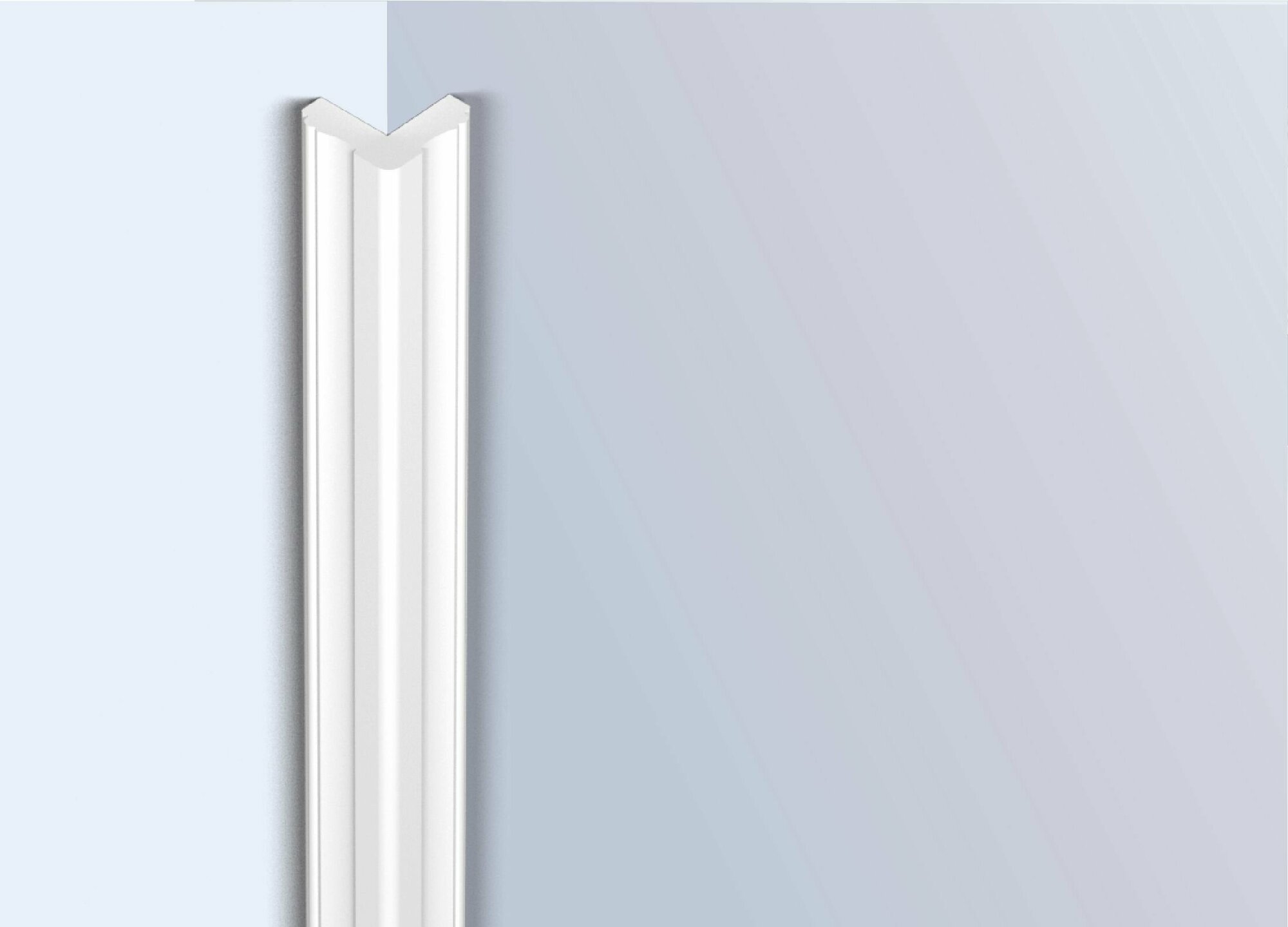 Молдинг ударопрочный HiWood C20V1 (20*20*2000 мм)