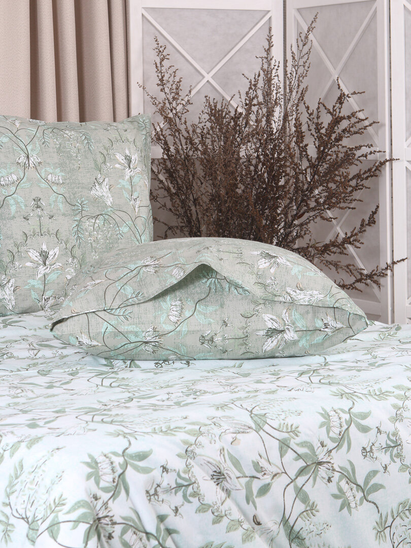 Постельное белье Mona Liza Charmer "Grass" 1,5 спальное, поплин, наволочки 70x70 см, 2 штуки