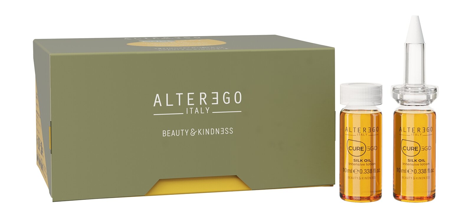 ALTEREGO ITALY Curego Silk Oil Inten Lotion Лосьон для блеска шелковый интенсивный, 12х10 мл