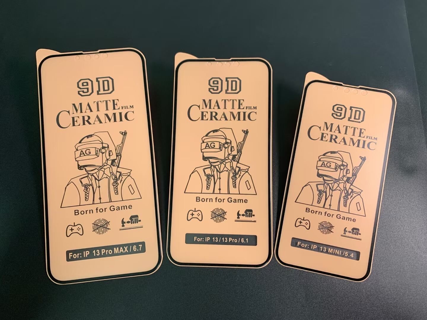 Защитная керамическая пленка / стекло для Apple iPhone 14 pro max, матовый, 5 шт