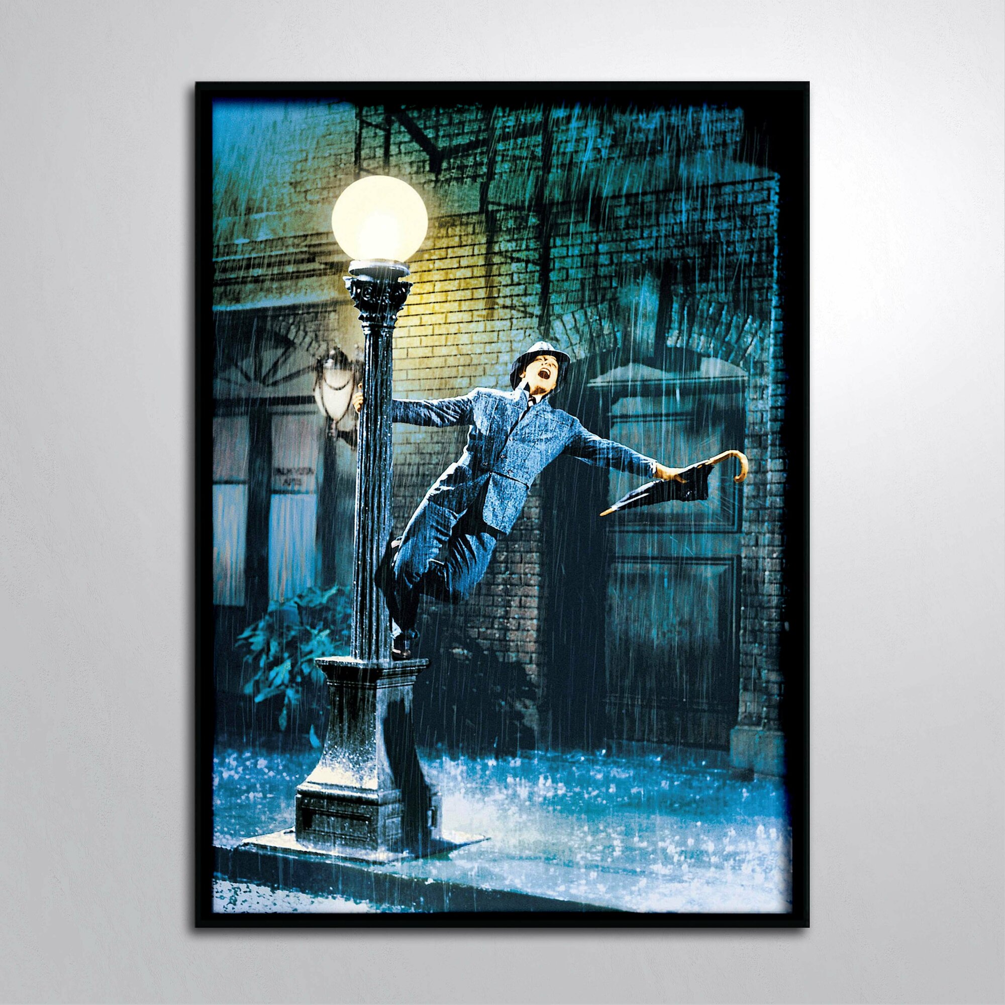 Постер без рамы/Винтажный плакат/Поющие под дождем (1951) Джин Келли Дональд О’Коннор Дебби Рейнолдс Кадр из Фильма Singin' in the Rain