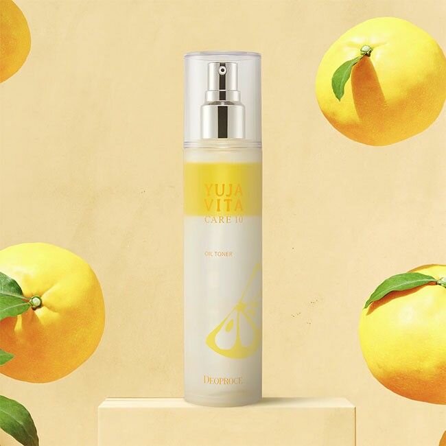 Омолаживающий цитрусовый тонер Deoproce Yuja Vita Care 10 Oil Toner 120 мл