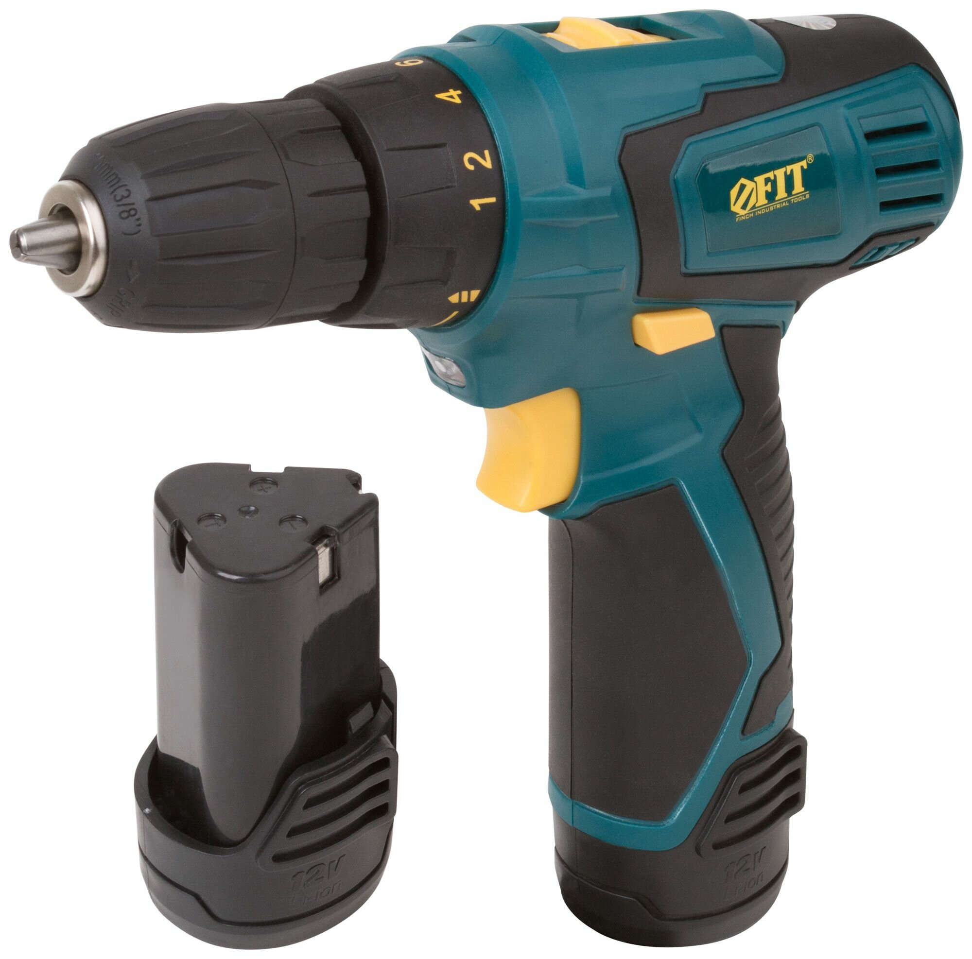 Аккумуляторная дрель-шуруповерт FIT CD-12-2AC