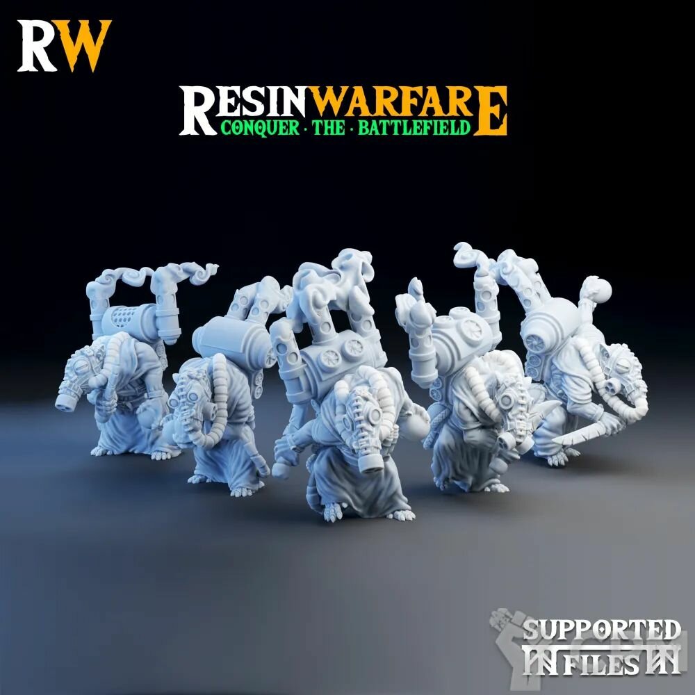 Warhammer Skaven Skryre Acolytes/Скавены Скрайры-послушники