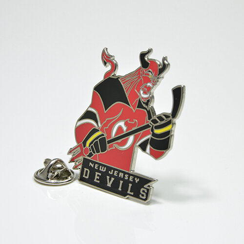 Хоккейный значок Нью-Джерси Дэвилз Маскот