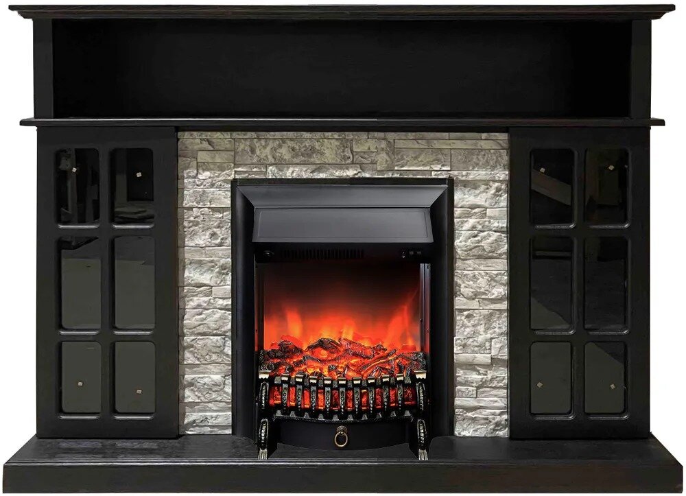 Электрокамин FLAMEKAMIN Бордо BL M6 с очагом Fobos (камин электрический)