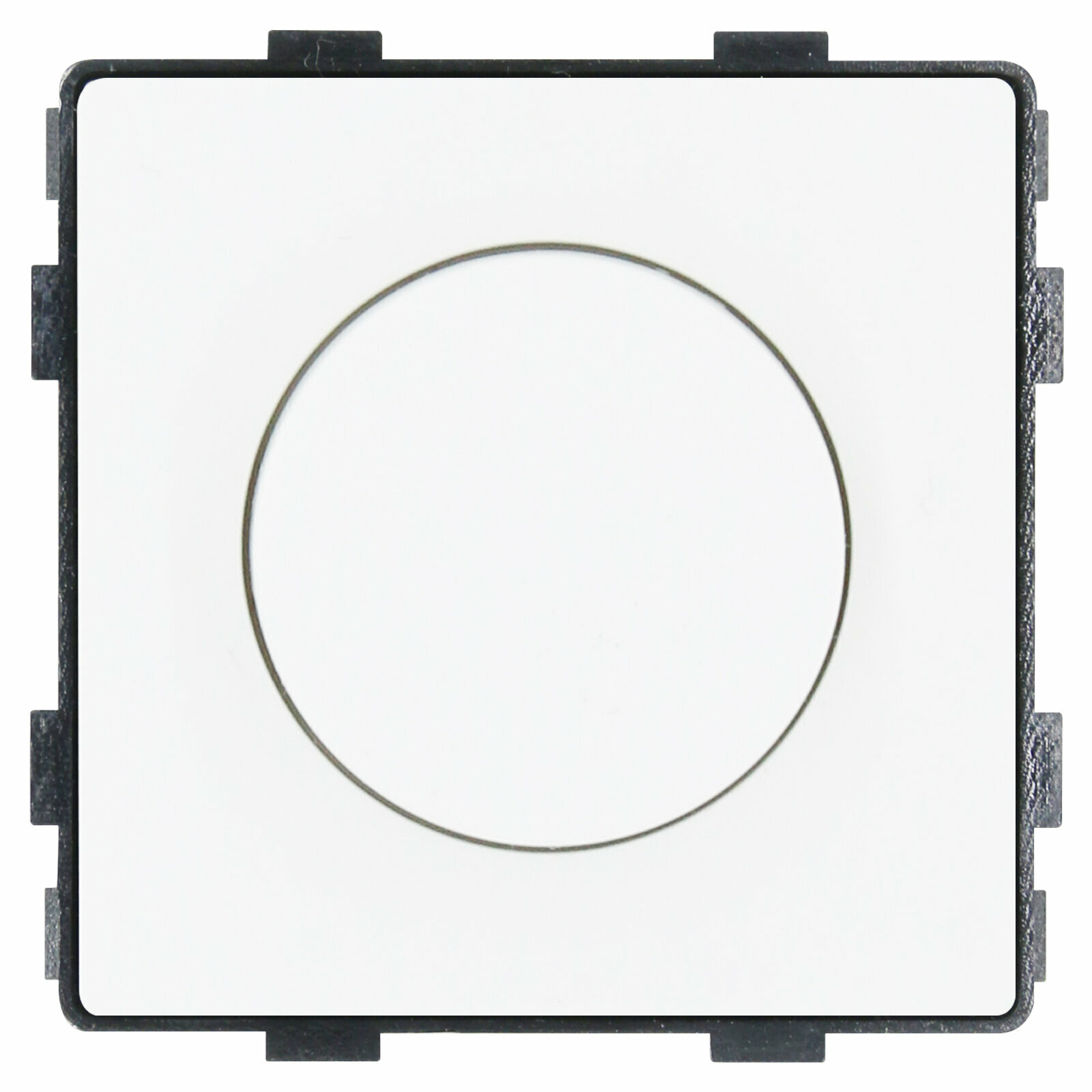 Выключатель диммер, (без рамки) цвет белый