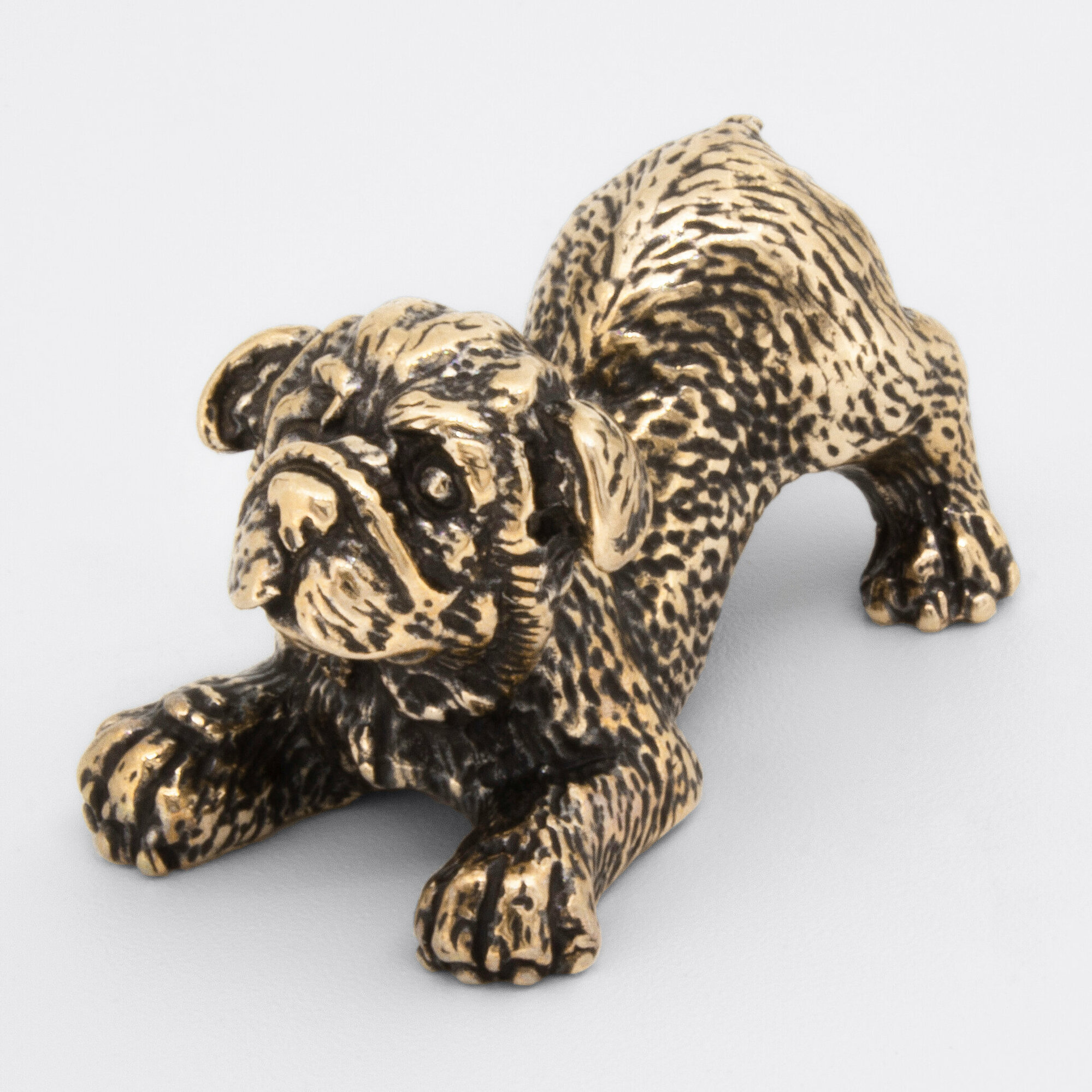 Мопс Фигурка из Бронзы от Рязанской литейной мастерской