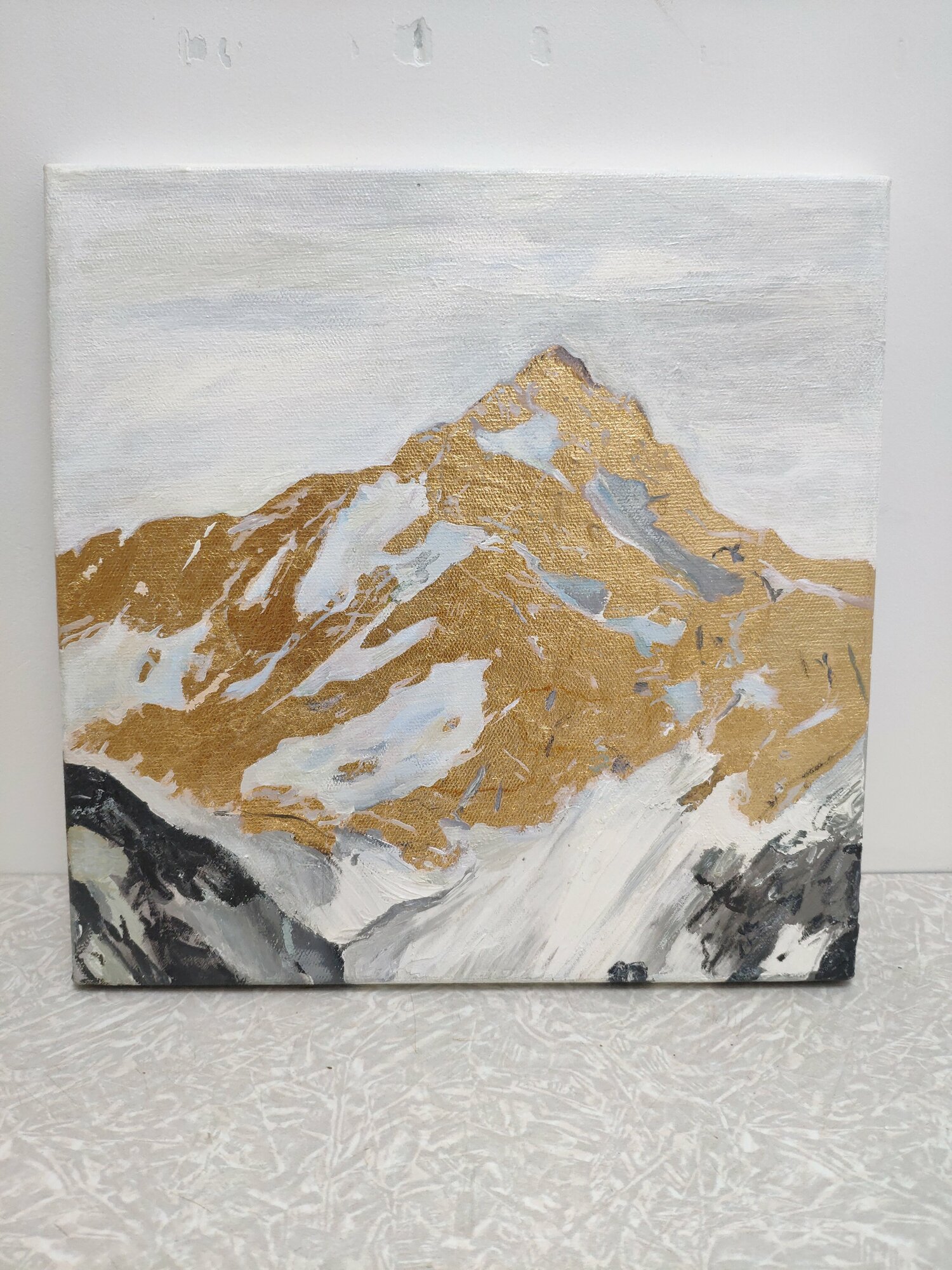 Картина маслом " Золотая гора"