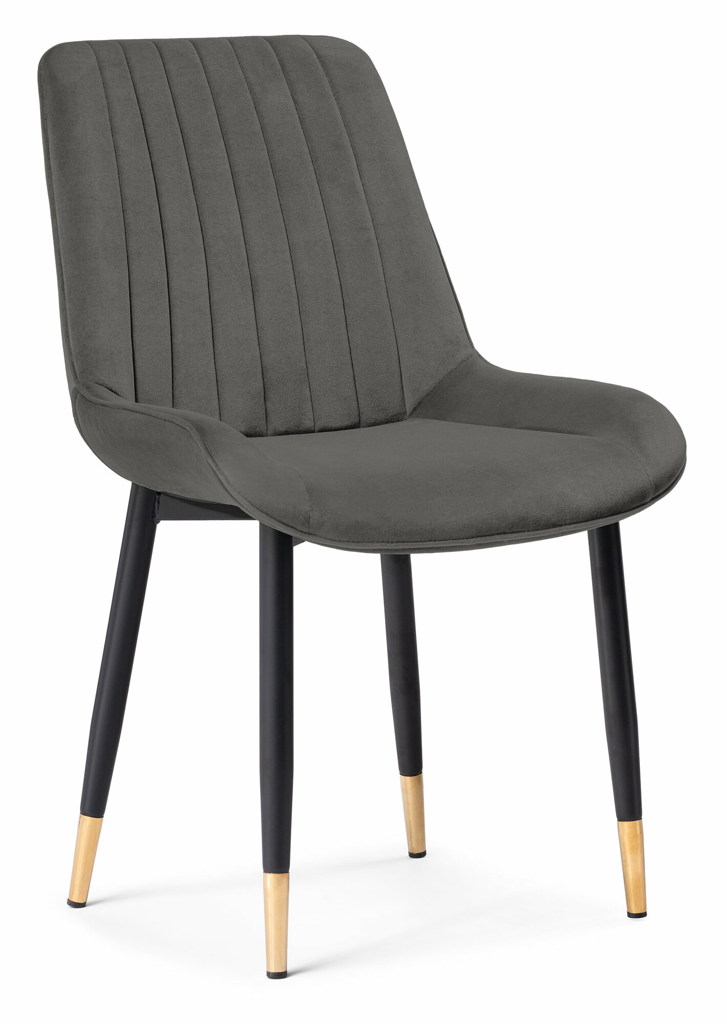 Стул на металлокаркасе Лайфмебель Seda-1 dark gray / gold / black