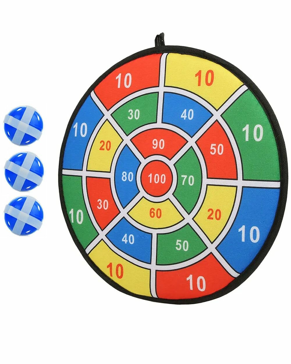 Дартс детский с мячиком на липучке - d-25см / в пакете