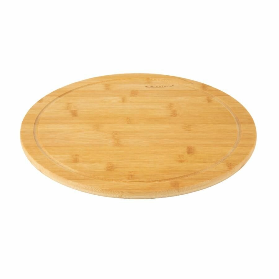 Доска для подачи бамбук круглая d-28см "Бамбук сервировка"