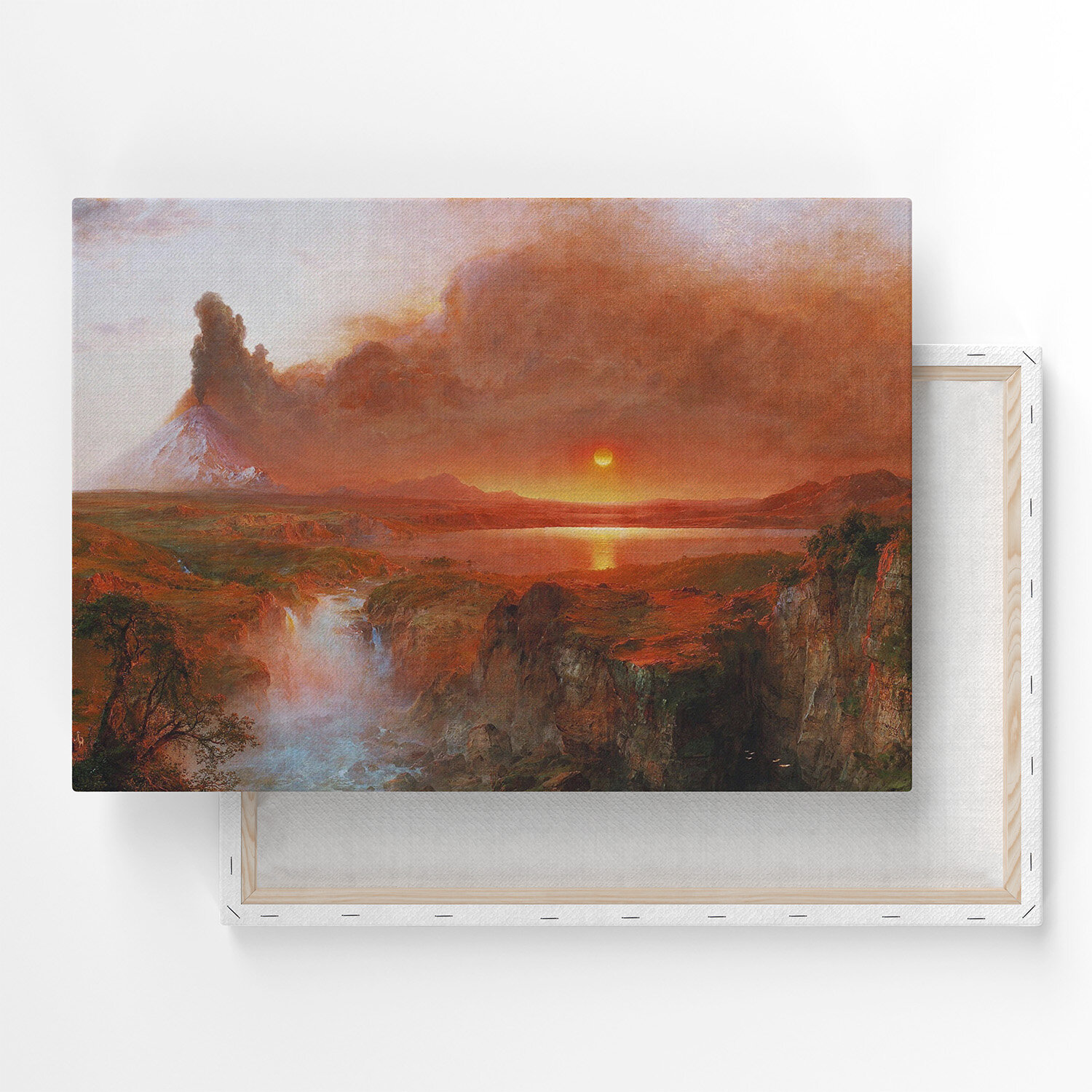 Картина на холсте, репродукция / Фредерик Эдвин Чёрч - Cotopaxi / Размер 30 x 40 см