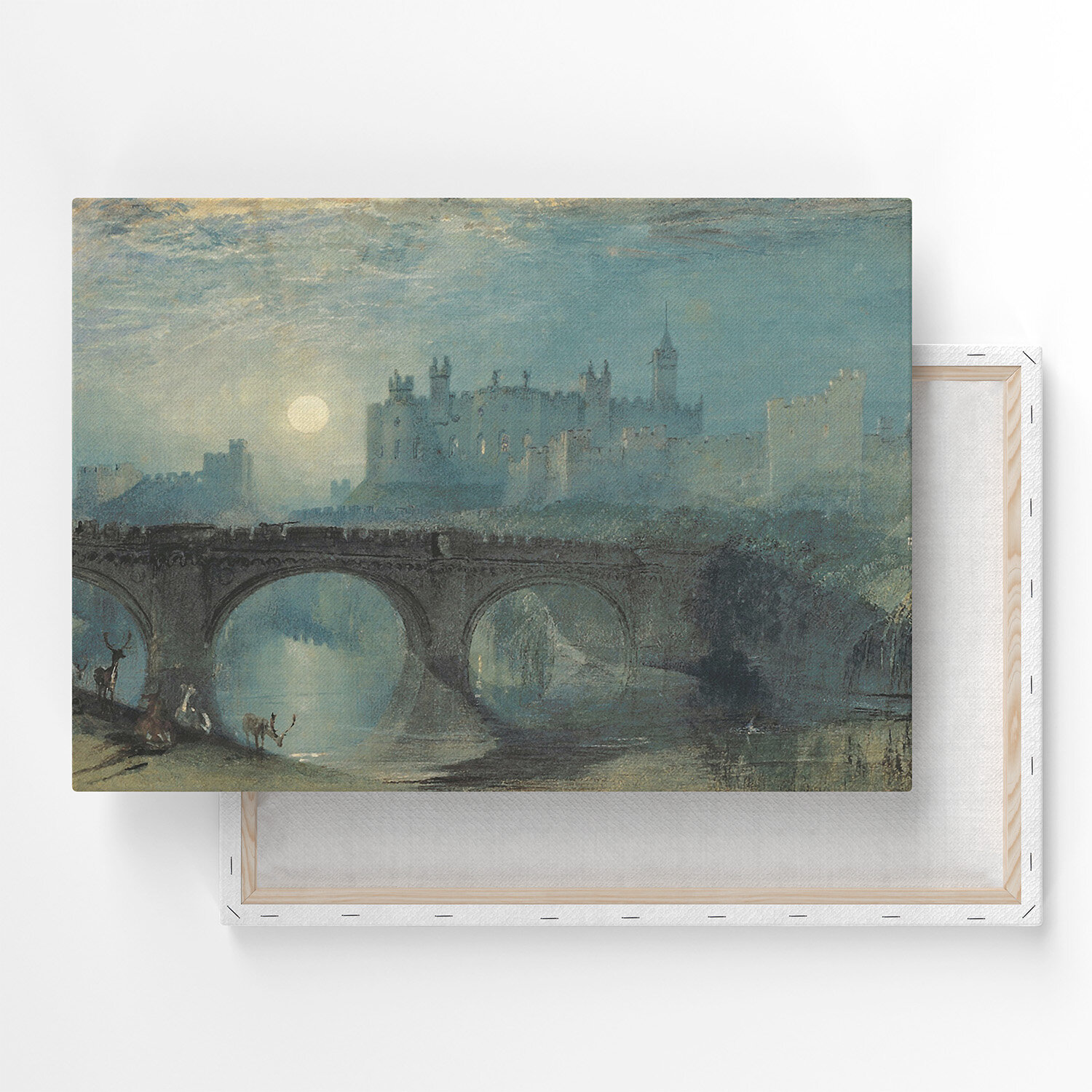 Картина на холсте, репродукция / Уильям Тёрнер - Alnwick Castle / Размер 30 x 40 см