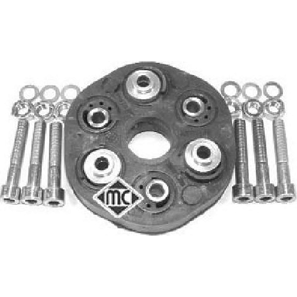 METALCAUCHO 04933 (1244110515) муфта кардана mer w124 2.8 / 3.0 / w140 2.8 / 3.2 / w202 / w210 2.0 kompressor