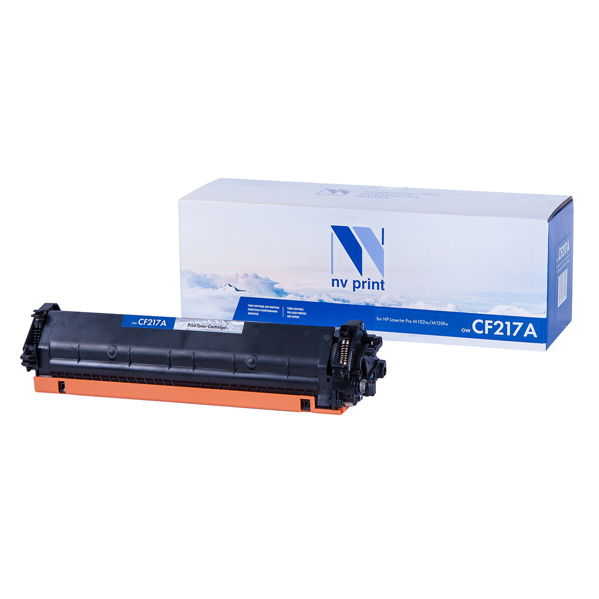 Лазерный картридж NV Print NV-CF217ANC для для HP LJ Pro M102, HP LJ Pro MFP M130, CF217A (совместимый, чёрный, 1600 стр, Без чипа)