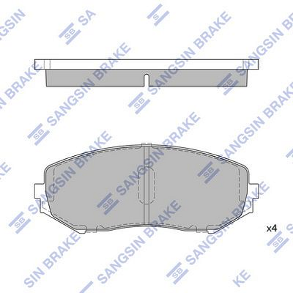 HI-Q SP1416 sp1416 колодки дисковые передние\ Suzuki (Сузуки) grand Vitara (Витара) 1.6vvt / 2.0i jlx / 1.9ddis /