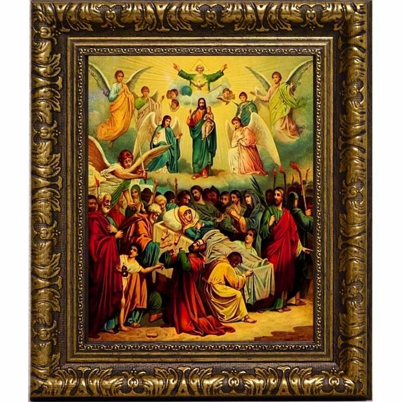 Успение Пресвятой Богородицы. Икона на холсте.