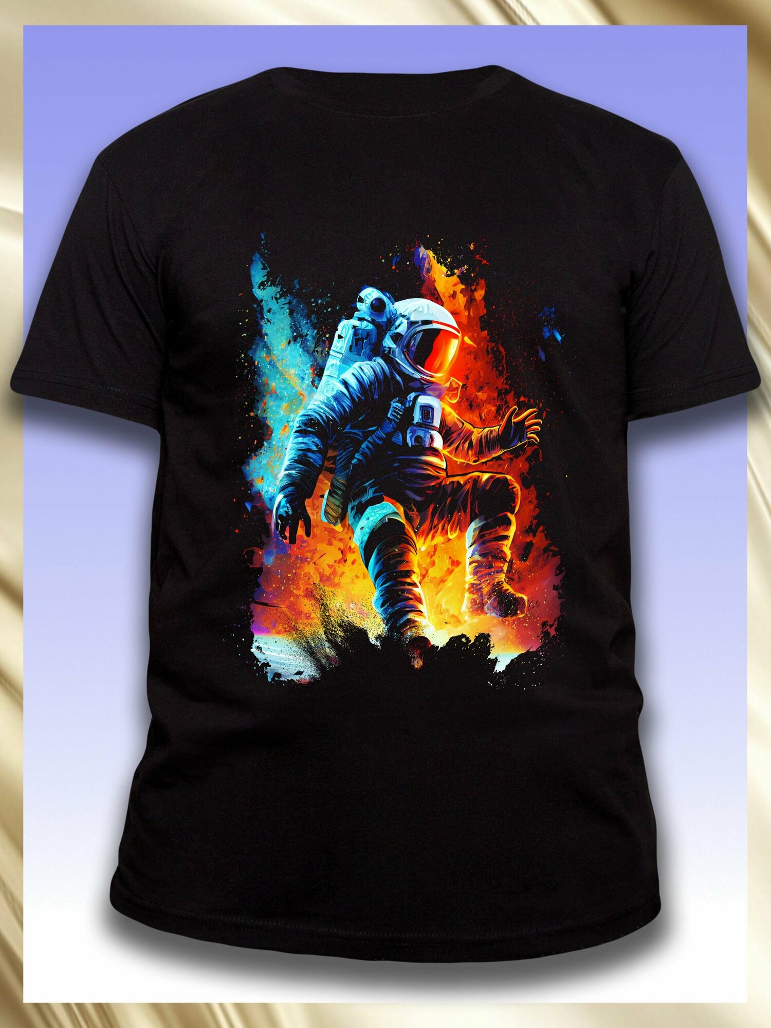Футболка космонавт